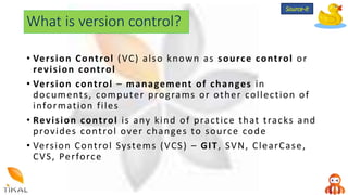 Source-it Version-contol & GIT - floating-lesson | PPTX | Operating Systems | Computer Software ...