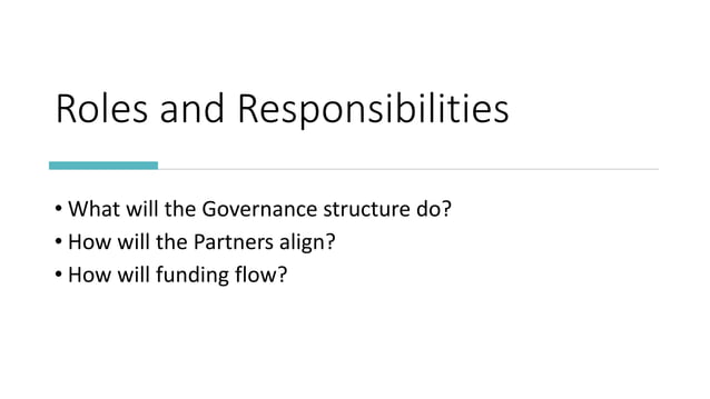 Governance considerations for collective action projects on water ...