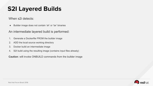 TDC2016POA | Trilha Cloud Computing - Source-to-image - How to transform any application code ...