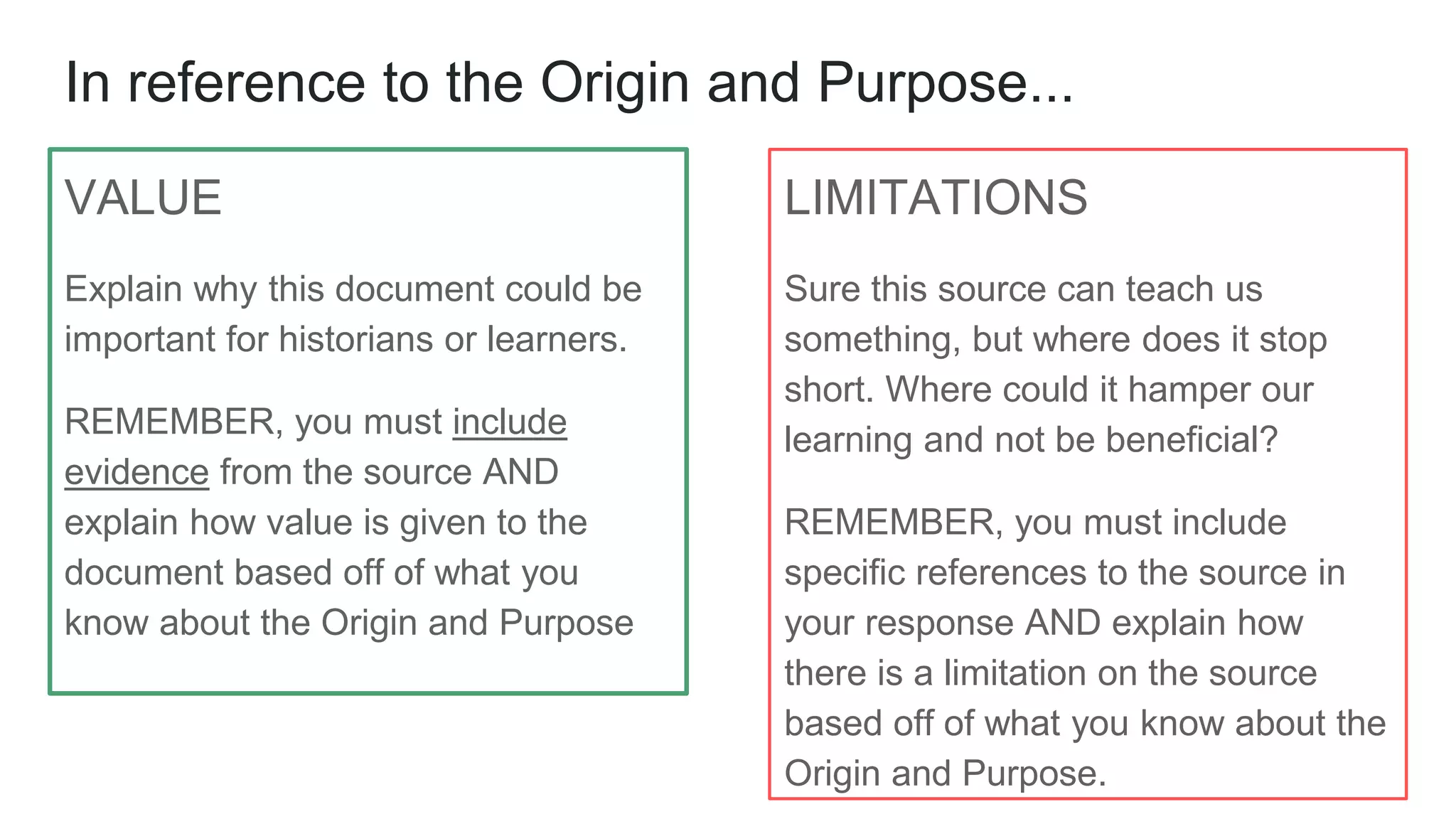 Source Analysis (OPVL) | PPTX