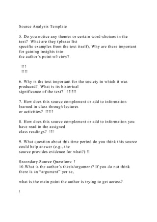 Source Analysis Template!!Sources (use Chicago format to.docx
