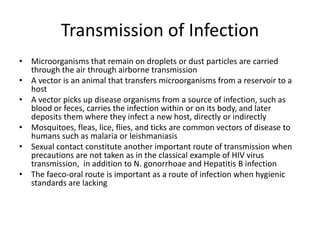 Source and transmission of infection | PPTX