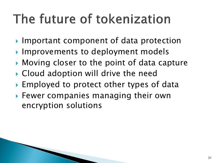 Ken Smith - Tokenization