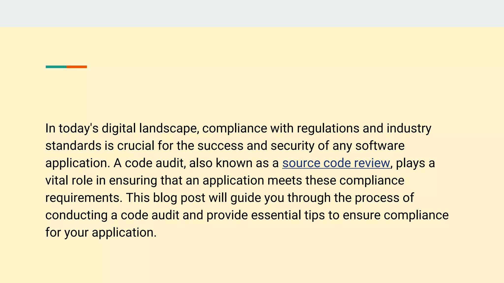 Source Code Audit In Application Developmentpptx