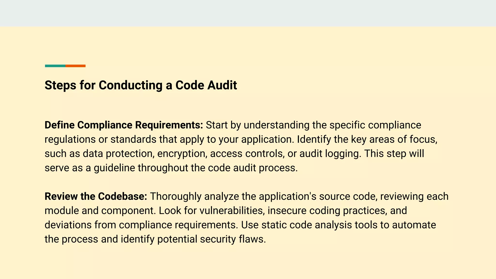 Source Code Audit In Application Developmentpptx