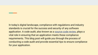 Source Code Audit in Application Development.pptx