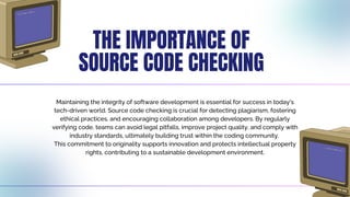 Codequiry: A Reliable Source Code Checker for Developers | PPT