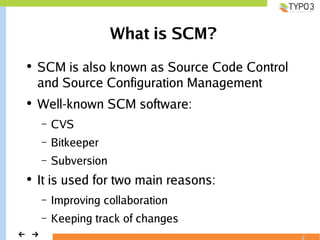 Introduction to Source Code Management | PPT