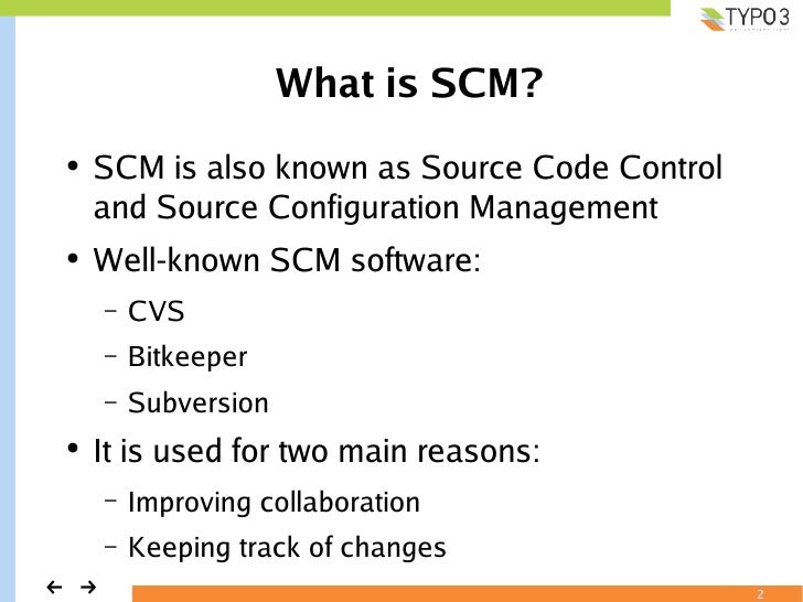 Introduction To Source Code Management