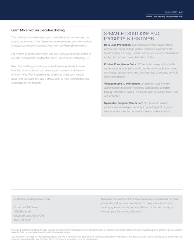 Source Code Security the Symantec Way | PDF