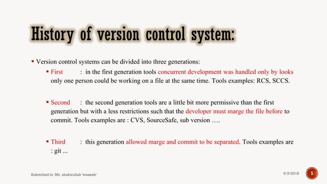 Source code version control and git | PDF