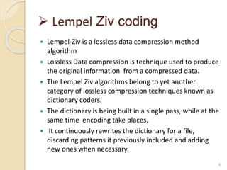 Source coding | PPTX
