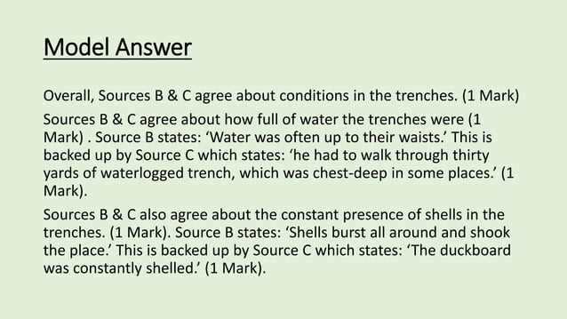 Source comparison questions | PPT