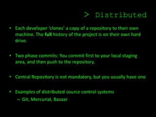 Source control - what you need to know | PPT