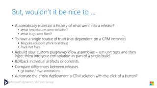Source Control and Release Strategy for Dynamics 365 Solutions | PPTX