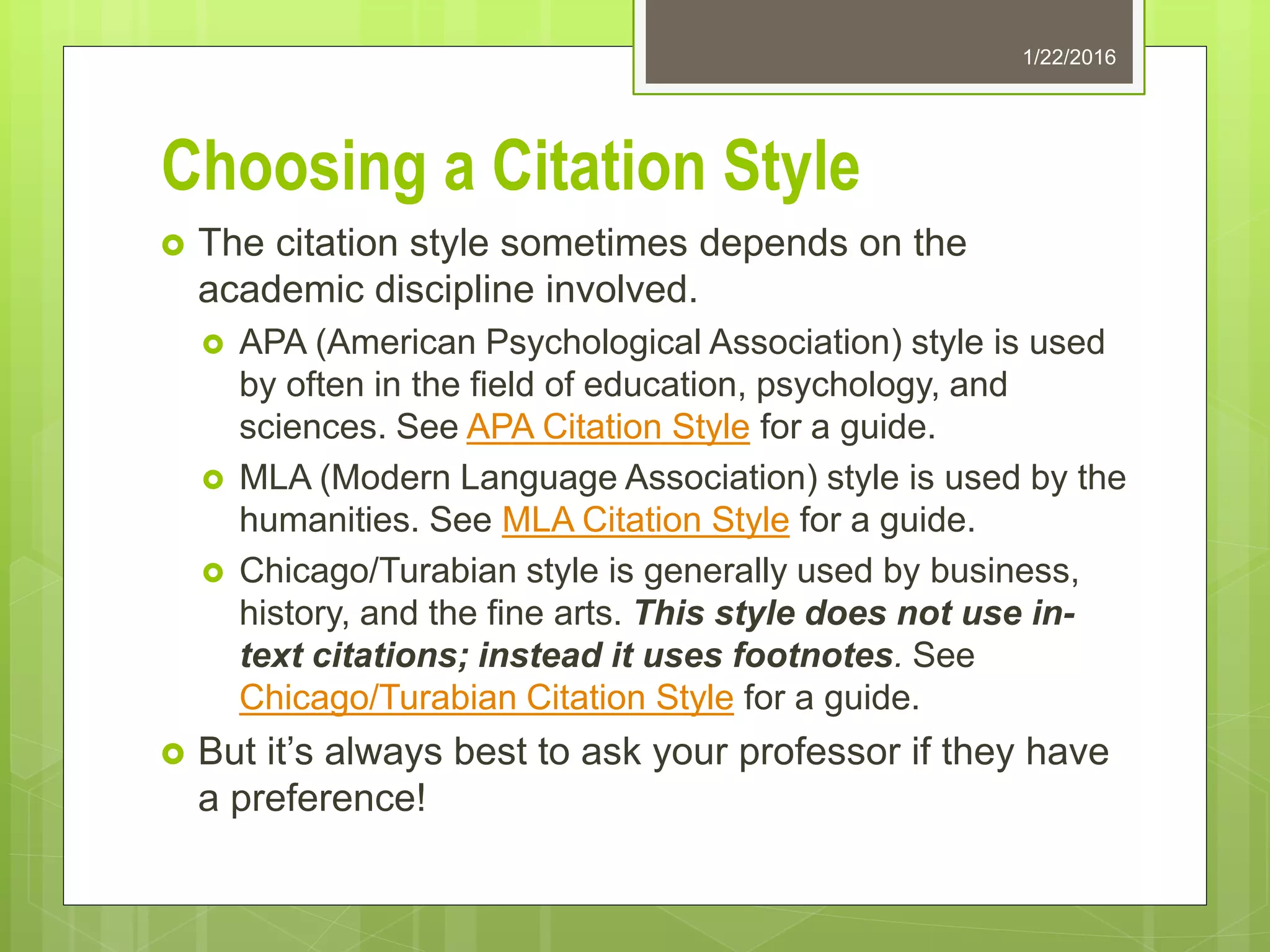 Source credibility and citation | PPTX