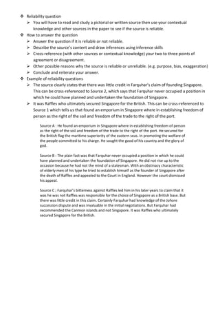 History Sourced based questions | DOCX