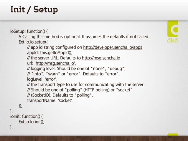 SenchaTouch 2 and Sencha.io