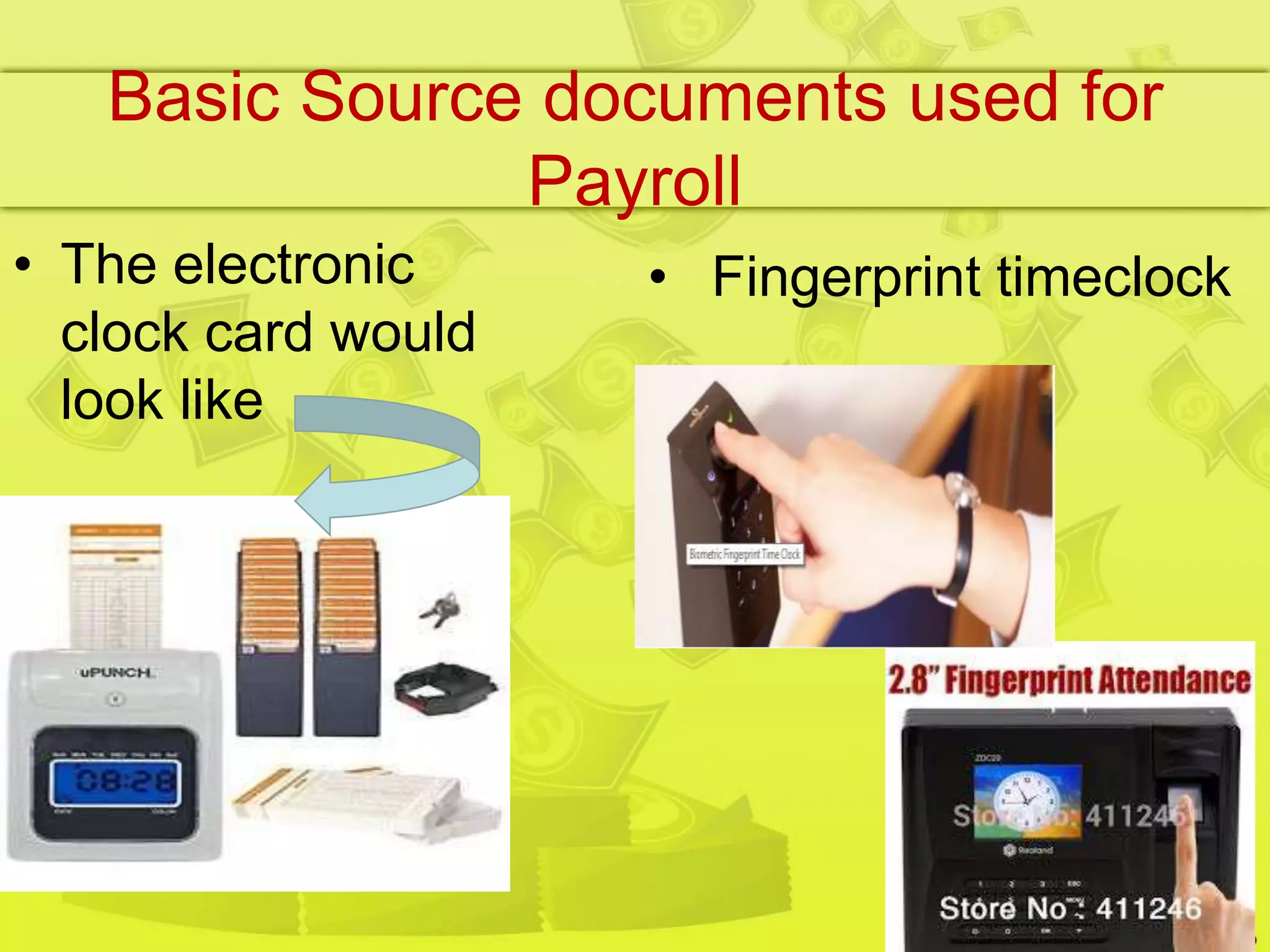 Source documents payroll | PPTX