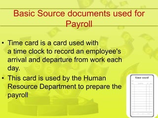 Source documents payroll | PPTX