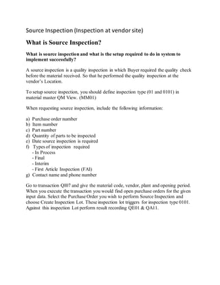 Source inspection qm | DOCX