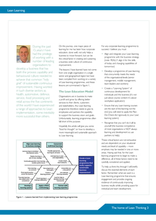 Source - the home of Lean Thinking | PDF
