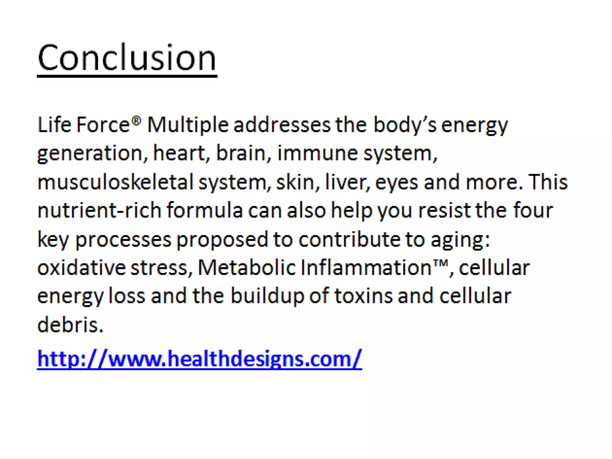 Source naturals life force multiple | PPT