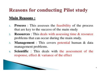 Source of data Collection & Pilot Study in Research | PPT