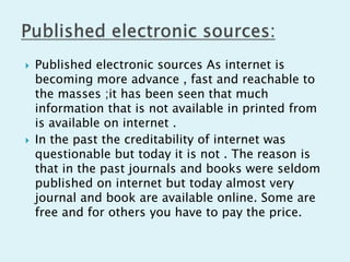 Sources of data cllection | PPTX