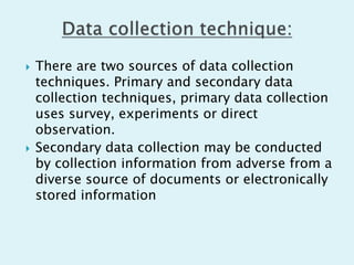 Sources of data cllection | PPTX