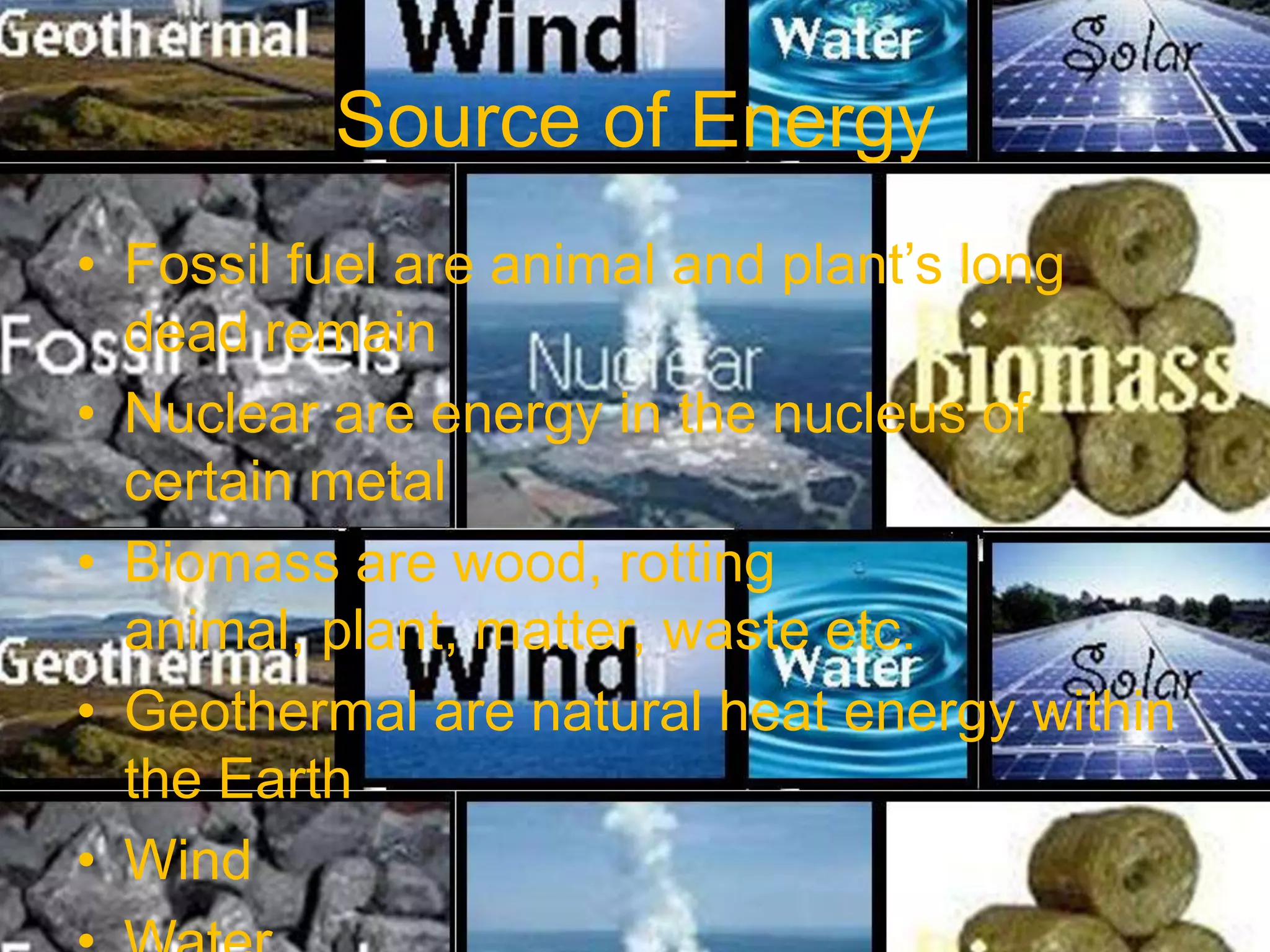 Lower Secondary Science-Source of Energy | PPTX