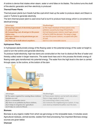 Source of energy class 10 physics notes | PDF