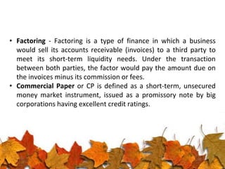 Source of finance | PPTX