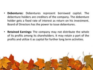 Source of finance | PPTX