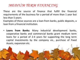 Source of finance | PPTX