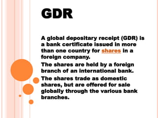 Source of finance and international sources | PPTX