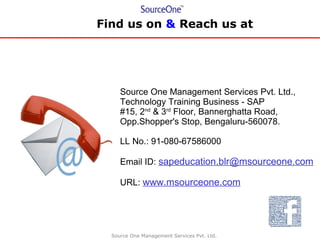SourceOne - Bird's Eye View | PPT
