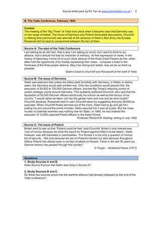 Source pack origins cold war | PDF