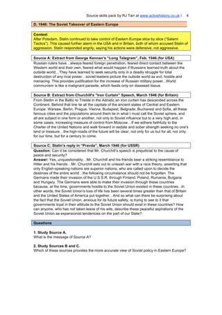 Source pack origins cold war | PDF