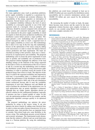 Source resizing and improved power distribution for high available island microgrid | PDF ...