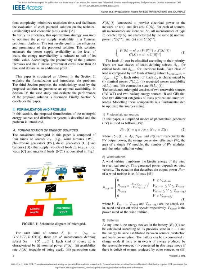 Source resizing and improved power distribution for high available island microgrid | PDF ...