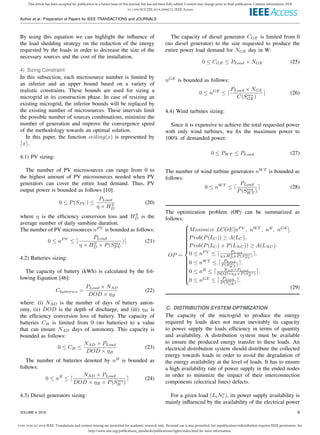 Source resizing and improved power distribution for high available island microgrid | PDF ...