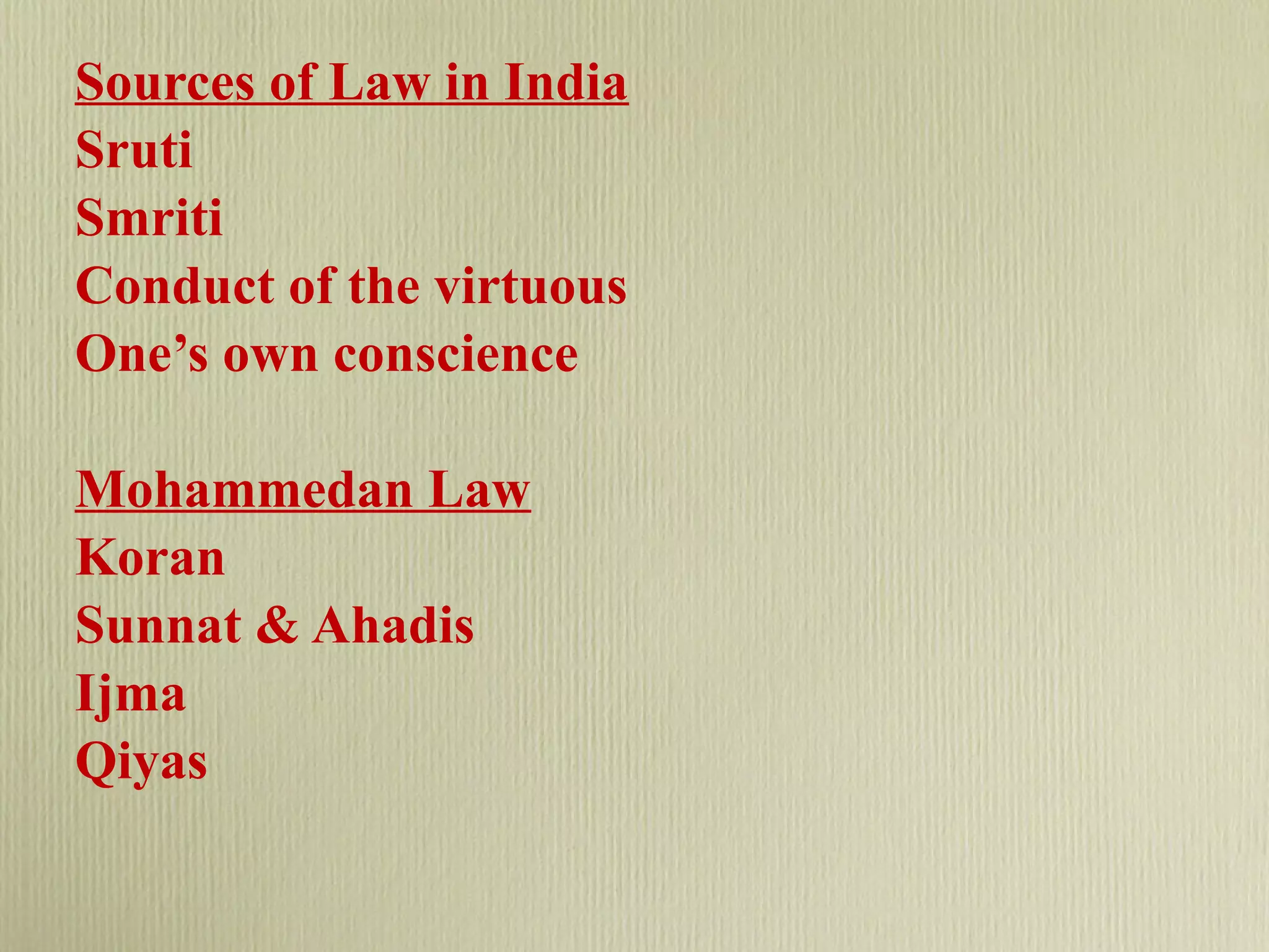 Sources of law | PPT