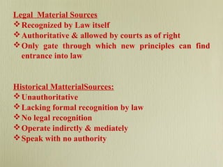 Sources of law | PPT