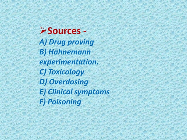 SOURCES AND SOURCE BOOK OF MATERIA MEDICA | PPTX