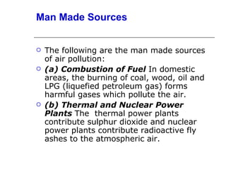 Sources effects and control of of air pollution by MUHAMMAD FAHAD ...