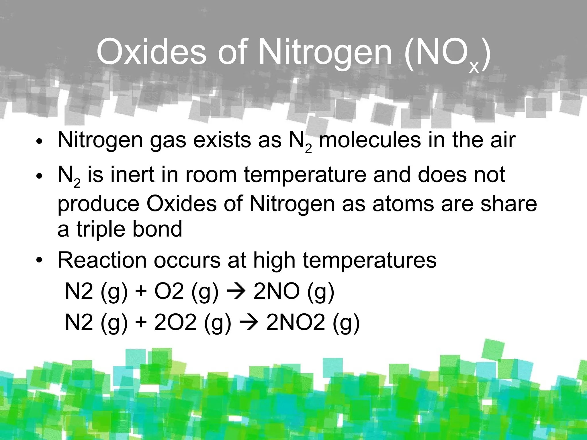 Sources Of Air Pollutants | PPT