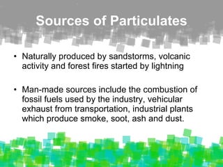 Sources Of Air Pollutants | PPT