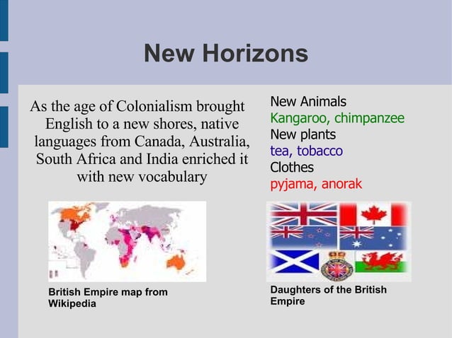 Sources of English Vocabulary | PPT