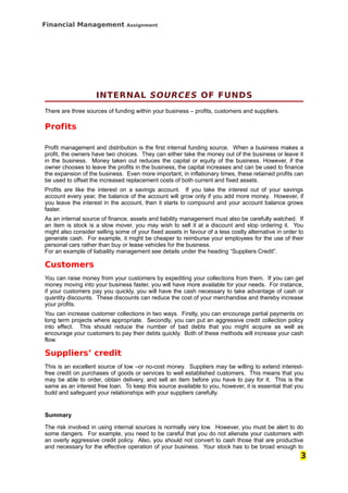 Sources of-finance | PDF | Business Accounting & Finance | Business